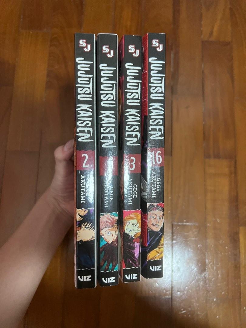 jujutsu kaisen manga jjk vol 1-3, 16, Hobbies & Toys, Books & Magazines ...