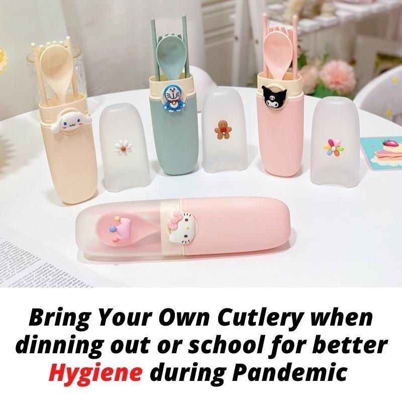 Kids Portable Cutlery Bring Your Own Cutlery provide greater Hygiene ...