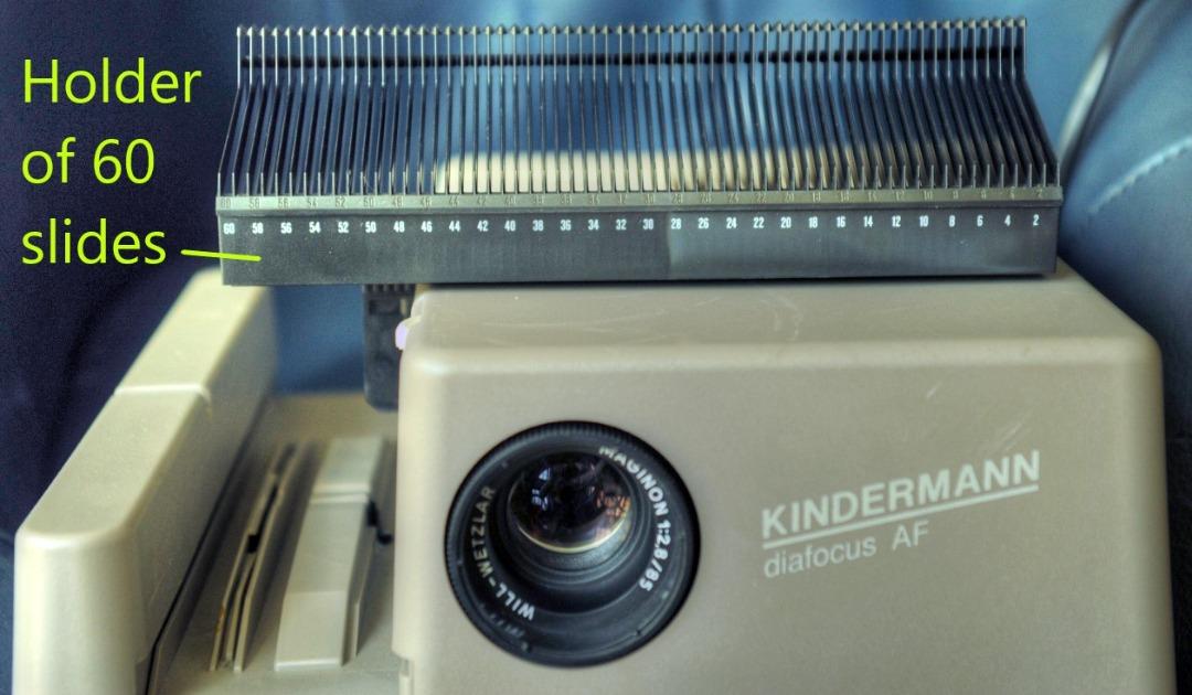 Kindermann DiaFocus AF Film Slide Projector complete with operation ...