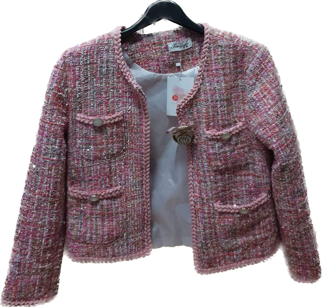 Korean tweed, Women's Fashion, Coats, Jackets and Outerwear on Carousell