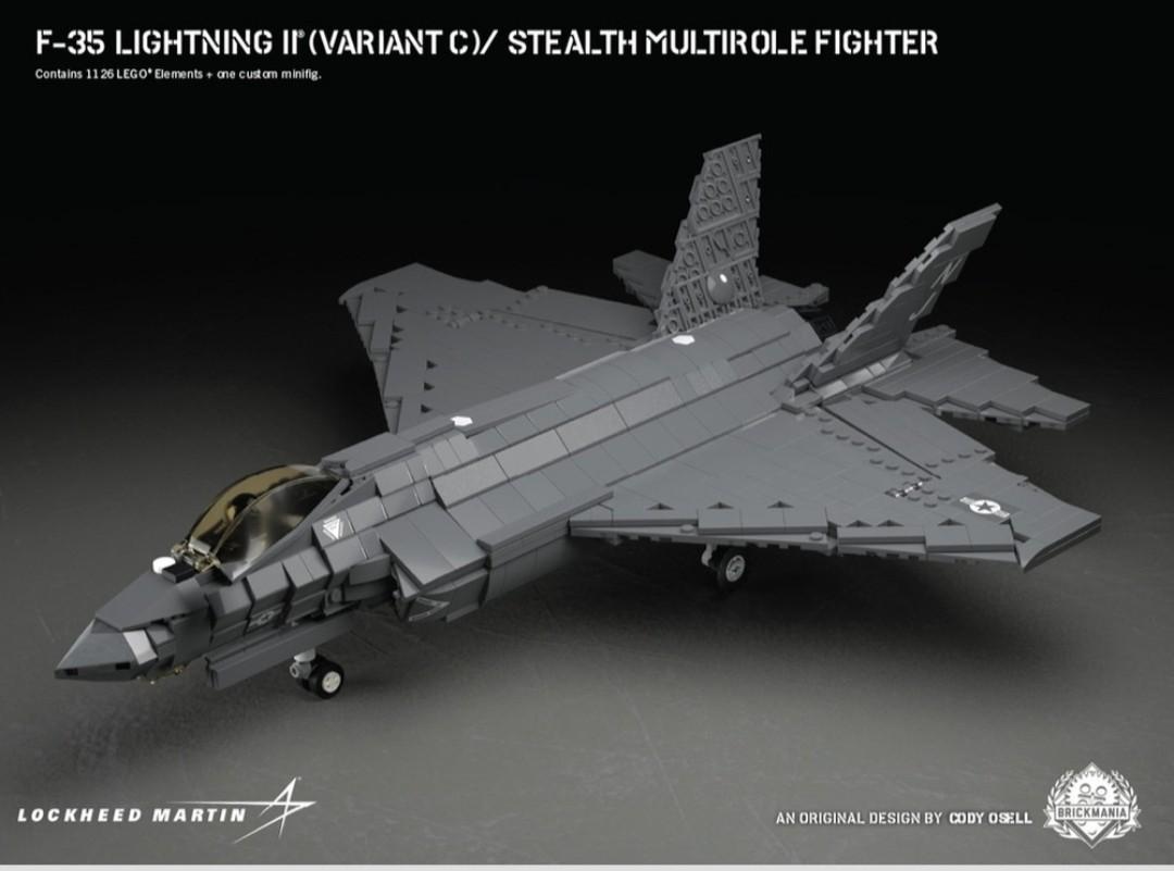 Lego Brickmania F-35 Lightning II (Variant C), Hobbies & Toys, Toys ...