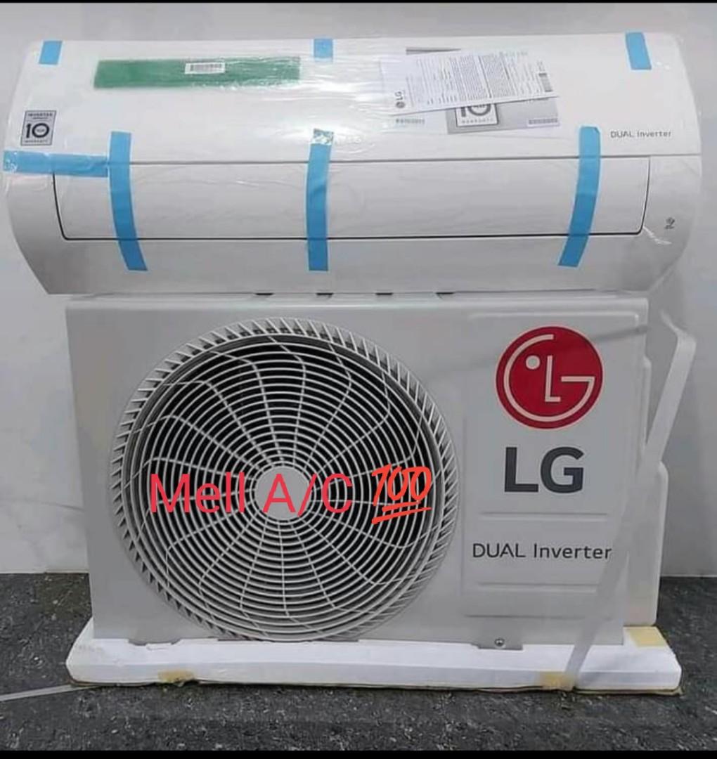 LG Dual inverter aircon split type 1hp, TV & Home Appliances, Air ...