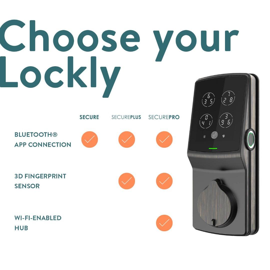 Lockly Smart Locks, Furniture & Home Living, Security & Locks, Locks ...