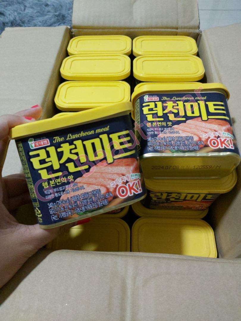 Lotte OK! Luncheon Meat - Korean Luncheon Meat, Food & Drinks, Packaged ...