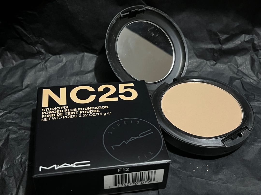 MAC Studio Fix Plus Powder NC25 Foundation, Beauty & Personal Care ...