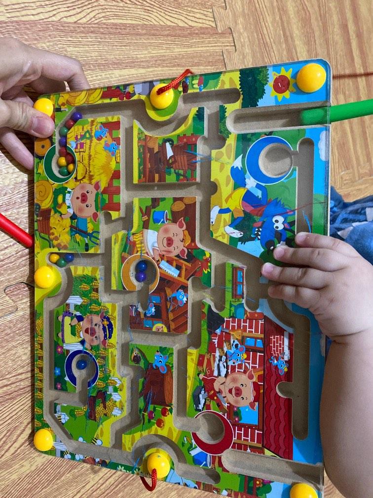 Magnetic ball in the maze, Babies & Kids, Infant Playtime on Carousell