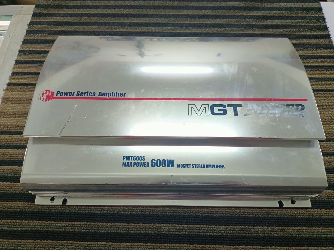 MGT Power Amplifier PWT-600S 600W, Auto Accessories on Carousell