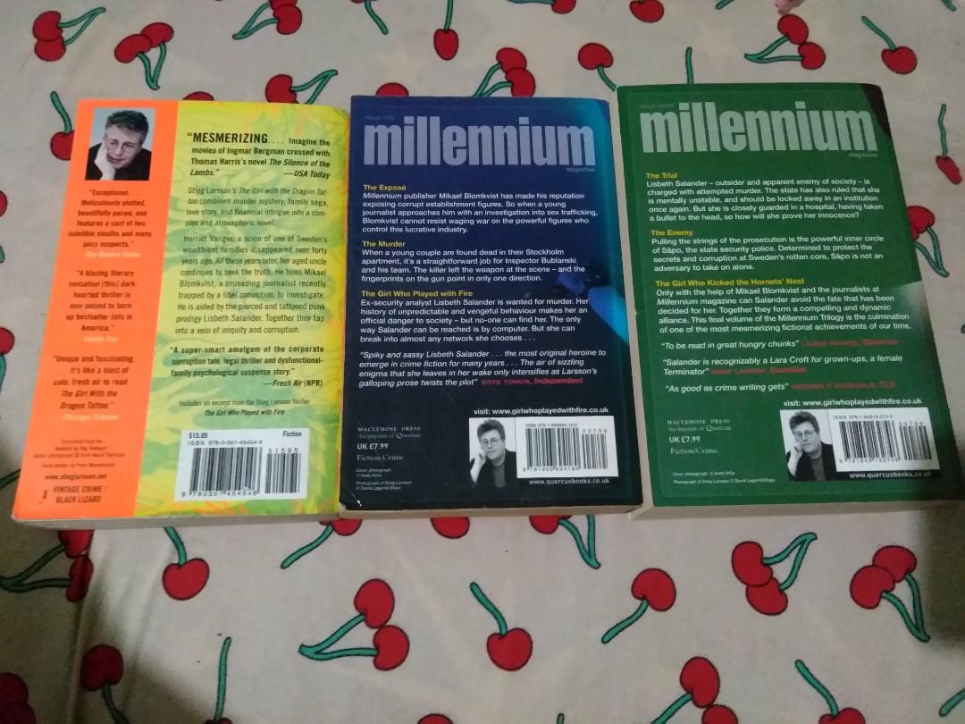 Millennium Trilogy by Stieg Larsson, Hobbies & Toys, Books & Magazines ...
