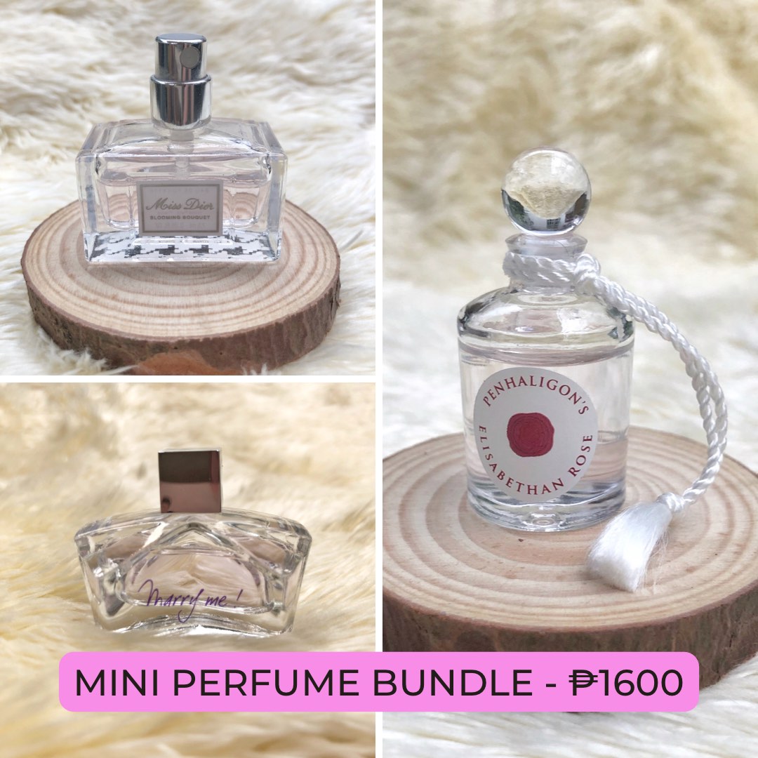 Mini Perfume Bundle (Miss Dior, Penhaligon's and Lanvin), Beauty ...
