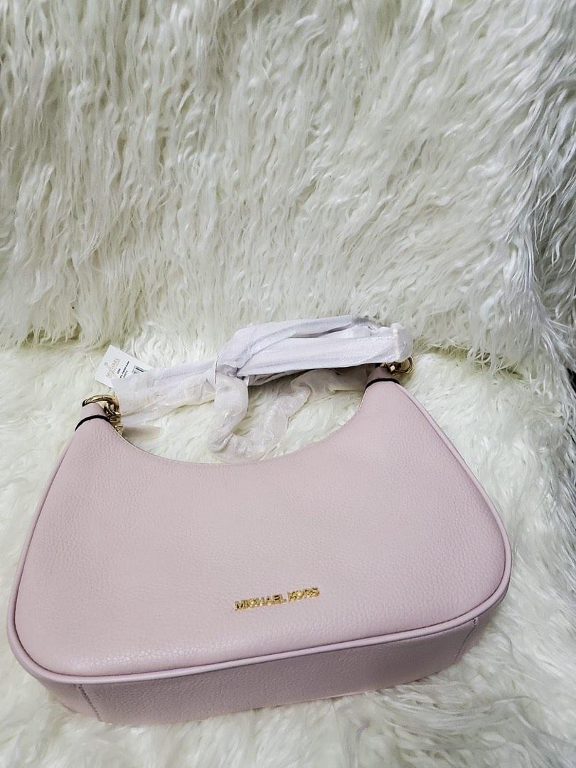 MK CORA LARGE ZIP POCHETTE POWDER BLUSH, Women's Fashion, Bags ...