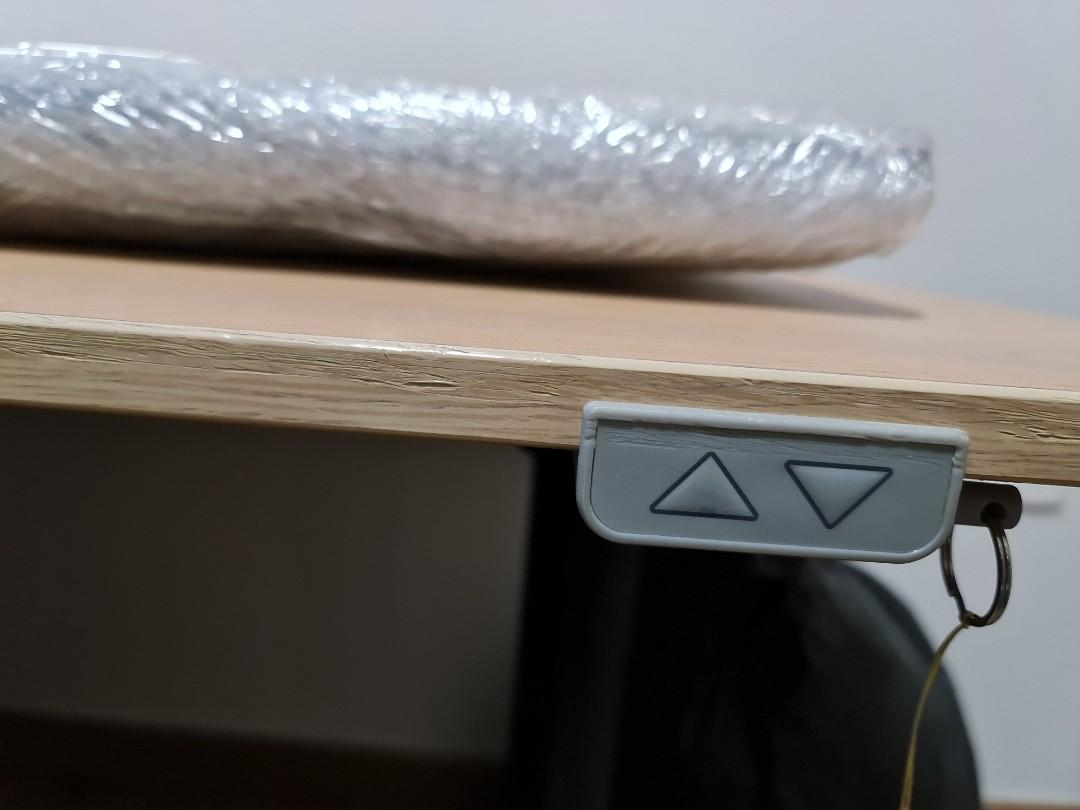 Motorised Adjustable Study Table by Ikea, Furniture & Home Living ...