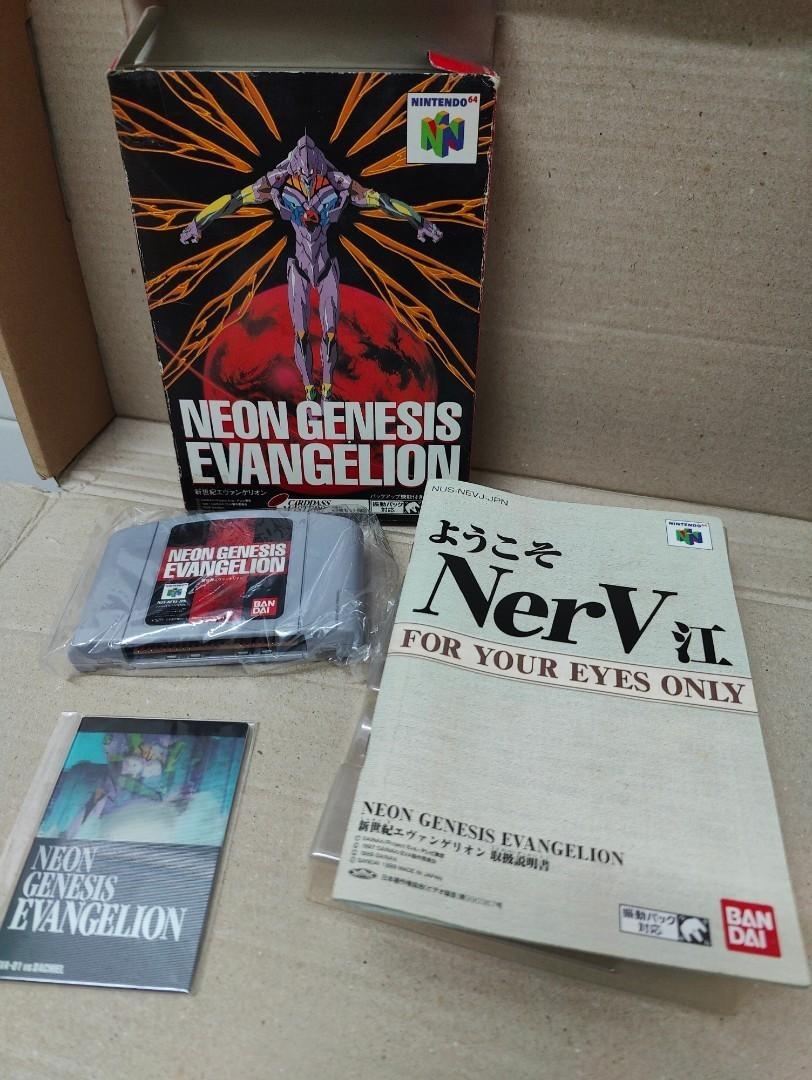 *N64* Neon Genesis Evangelion Complete in Box, Video Gaming, Video ...