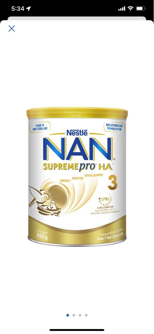 Nan Supremepro HA stage 3 - 800g, Babies & Kids, Nursing & Feeding ...