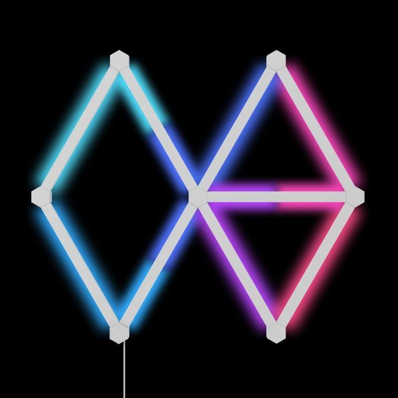 Nanoleaf Lines Modular Backlit Smart Light Bars, Furniture & Home ...