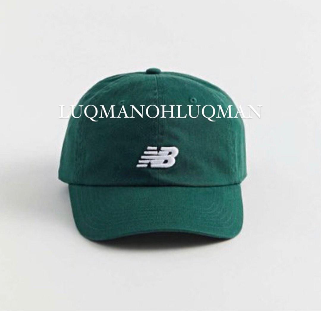 New Balance Cap Green / Classic Logo Baseball Hat, Men's Fashion ...