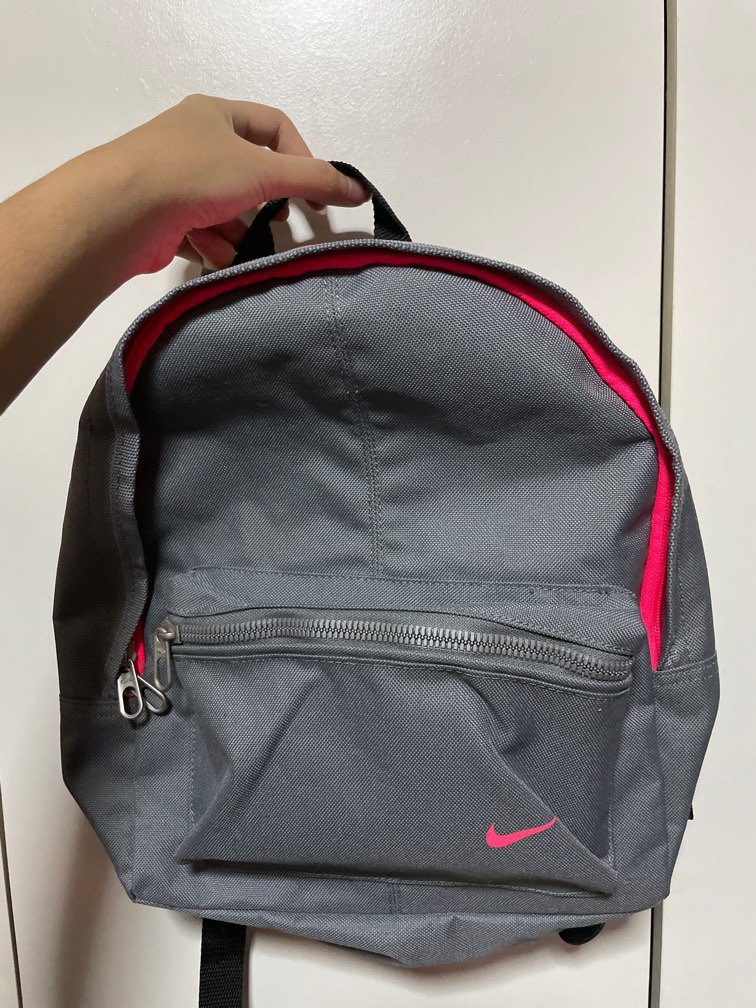 nike grey mini backpack, Women's Fashion, Bags & Wallets, Backpacks on ...
