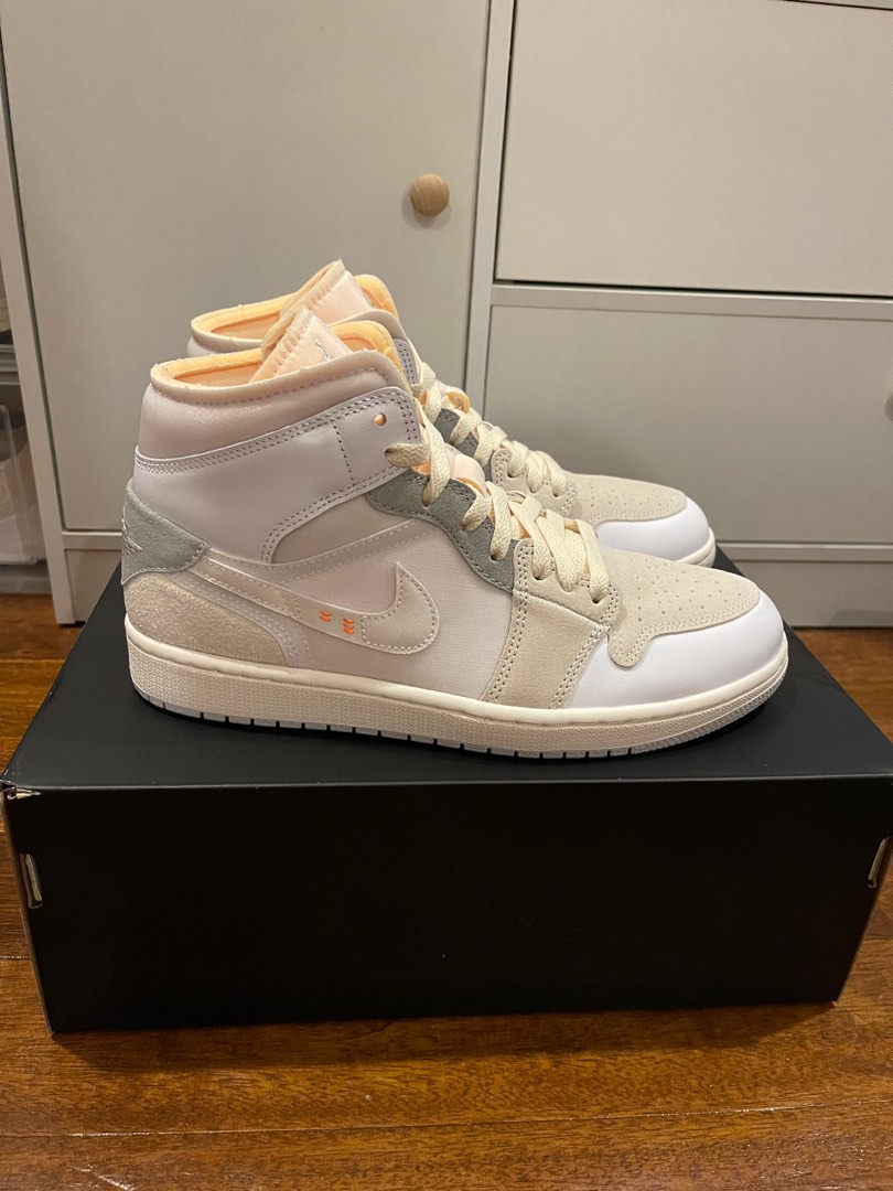 Nike Jordan 1 Mid SE Craft Inside Out, Men's Fashion, Footwear ...