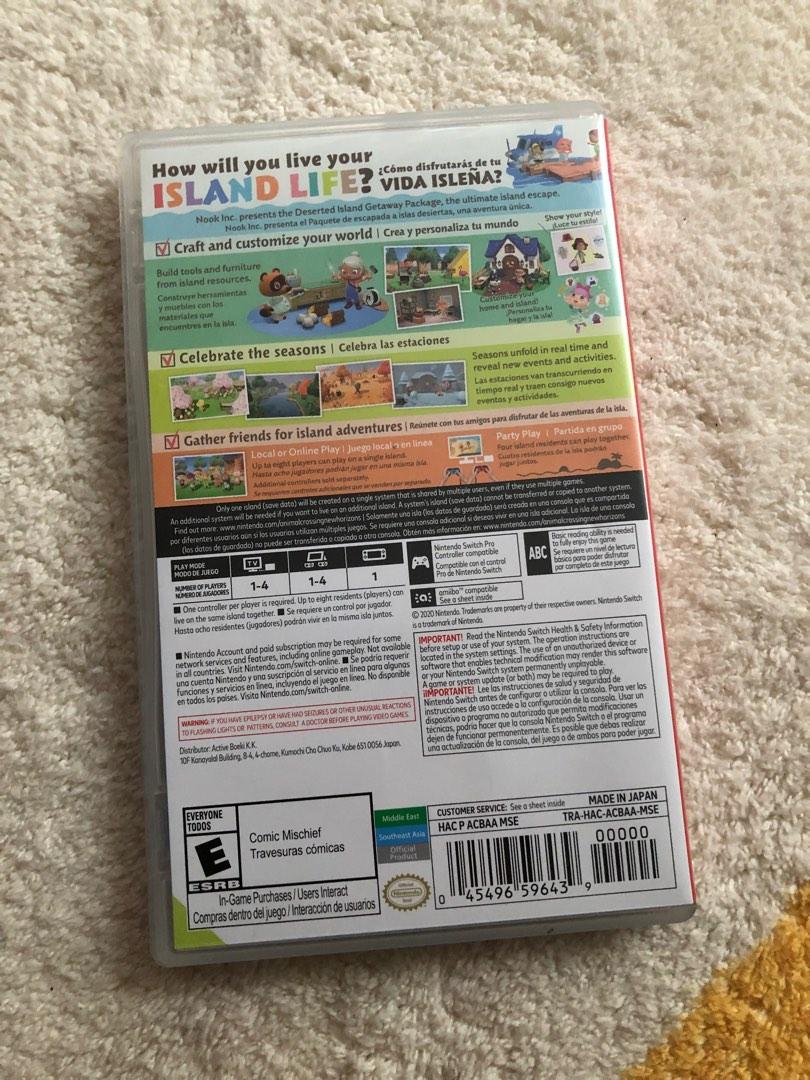 Nintendo Switch NSW Game Animal Crossing New Horizon Cozy Farm ...