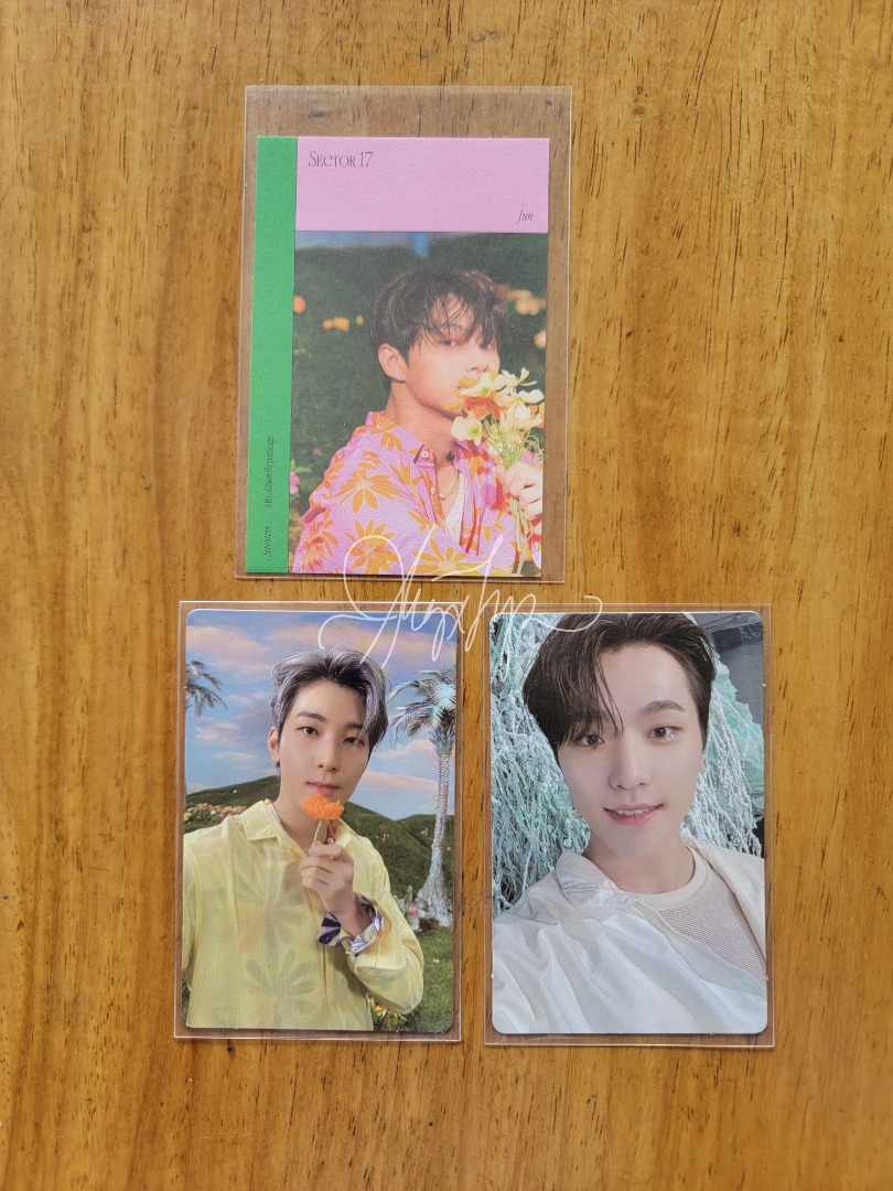 Onhand Seventeen SVT Sector 17 Sector17 Compact version ver hoshi dino photocard pc unsealed ...