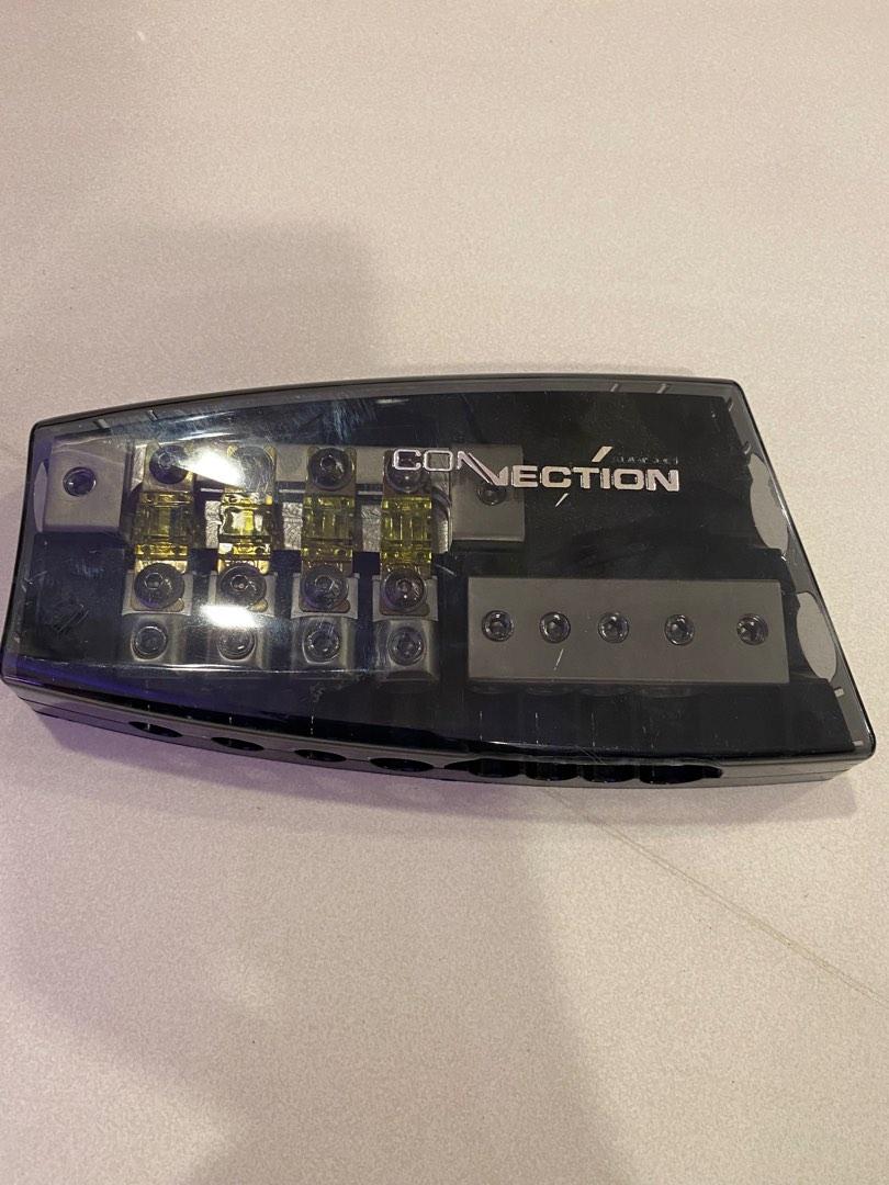 Connection by Audison SFD41C - Fuse & Distribution Block 4-WAY, Car ...