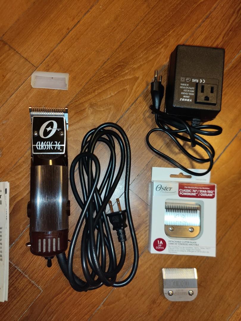 Oster Classic 76 Professional Hair Clipper set with 220v transformer ...