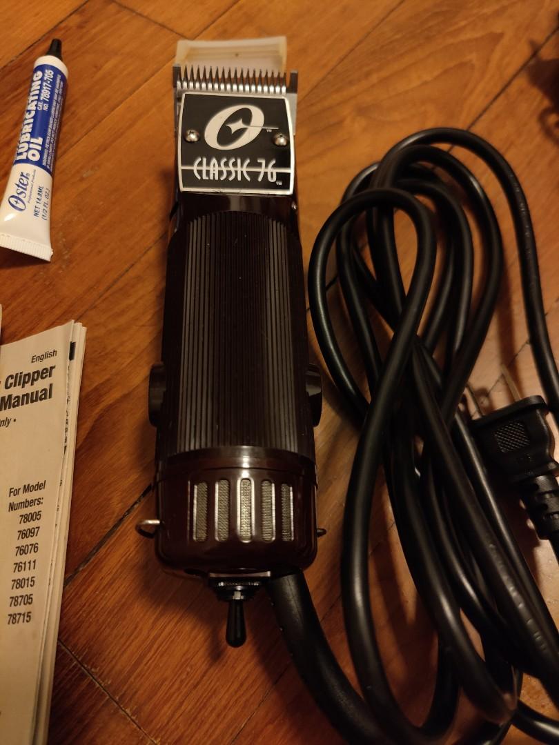 Oster Classic 76 Professional Hair Clipper set with 220v transformer ...