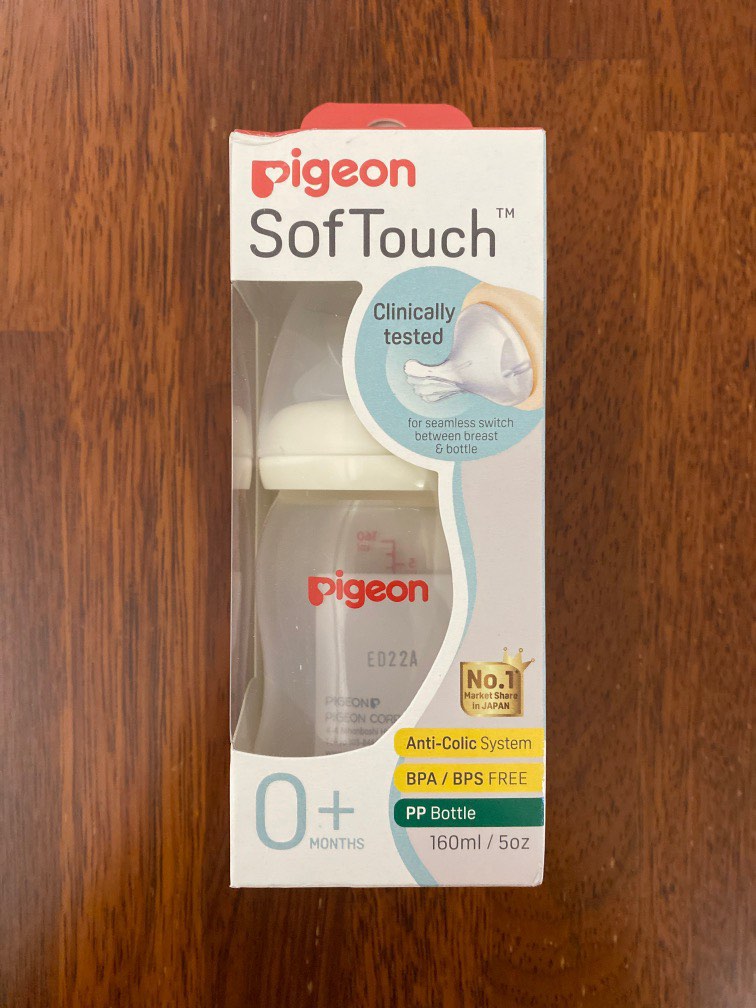 Pigeon Bottle 160ml (+ 1 free bottle) , Babies & Kids, Nursing & Feeding, Breastfeeding & Bottle ...