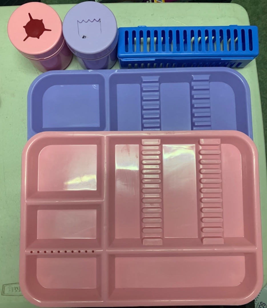 PLASTIC INSTRUMENT TRAY/STERILIZATION HOLDER/COTTON HOLDER/ WASTE ...