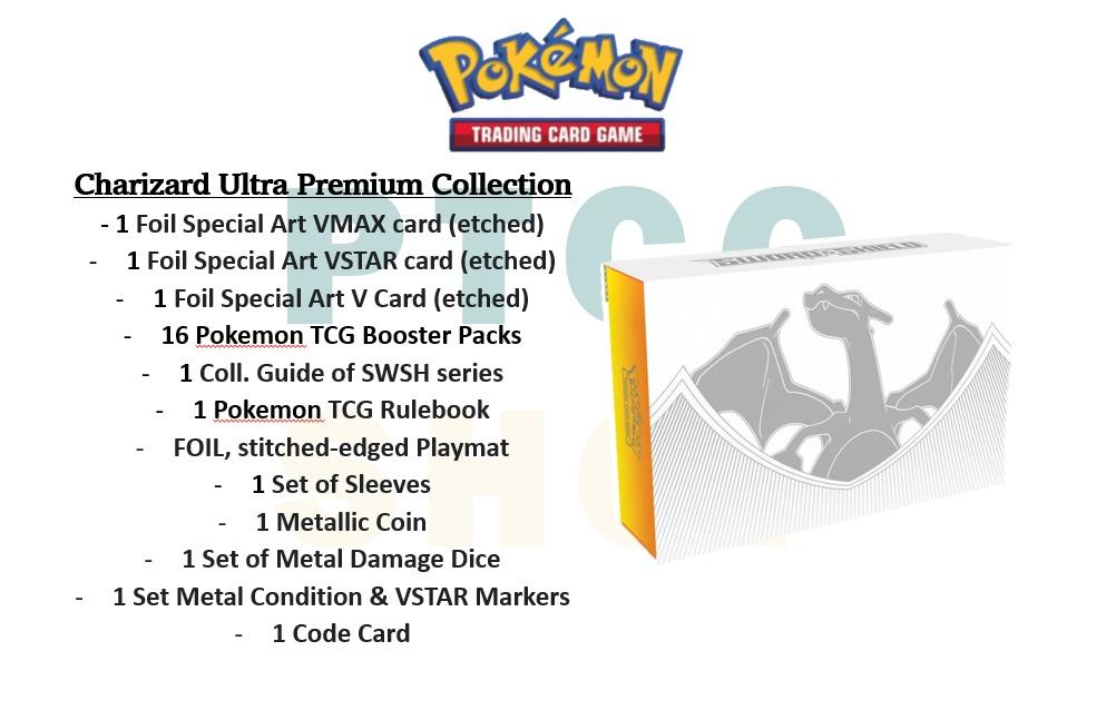 (PO) Charizard Ultra Premium Collection - Pokemon TCG cards Sword ...