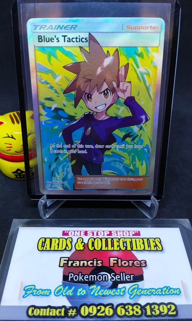 Pokemon Card - BLUE'S TACTICS #231 - FULL ART (SUN & MOON: UNIFIED ...