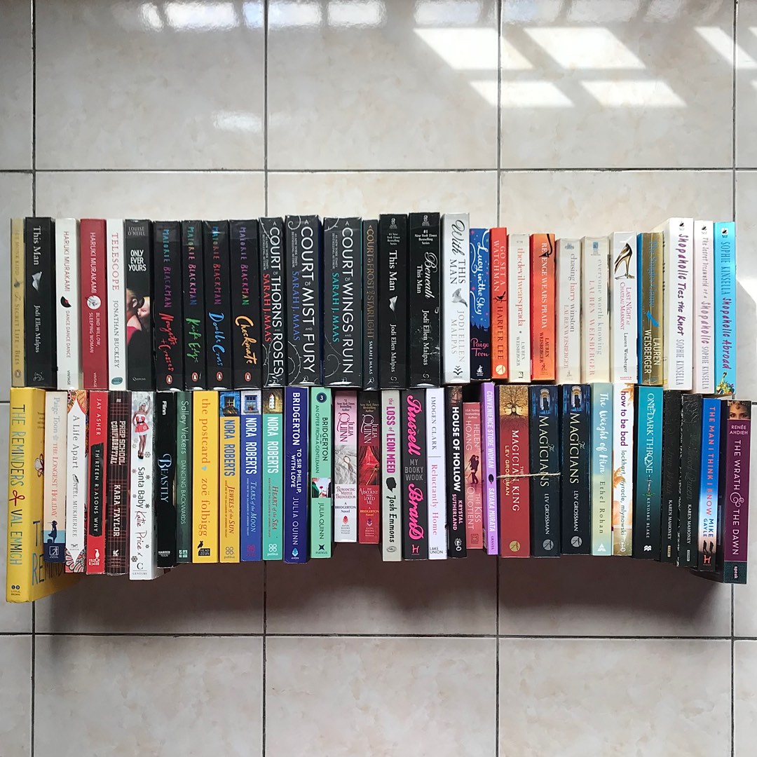 Preloved English Fiction Books/Secondhand Novels Storybook Booktok ...