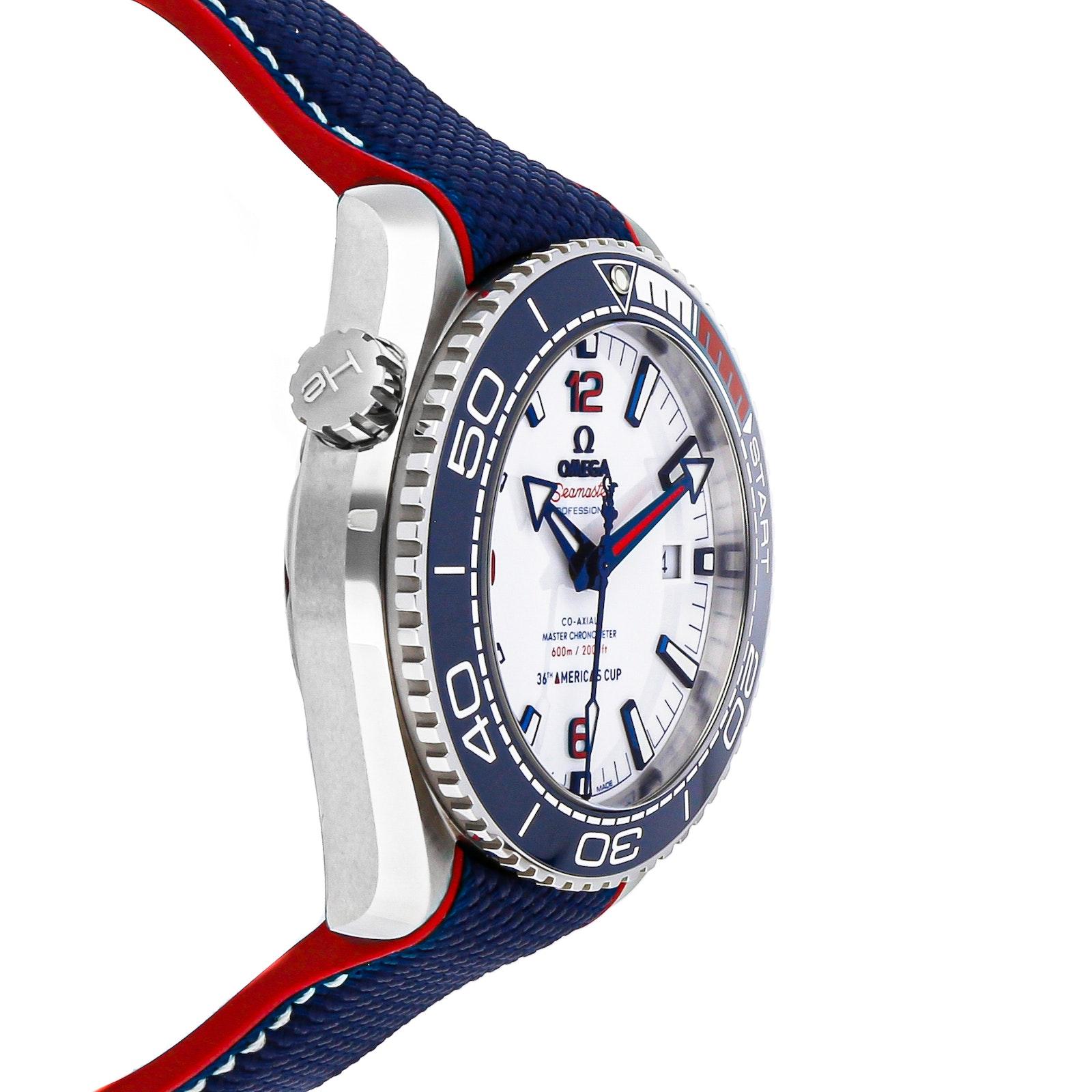 Pre-Owned Omega Seamaster Planet Ocean 600m Americas Cup Lim, Luxury ...