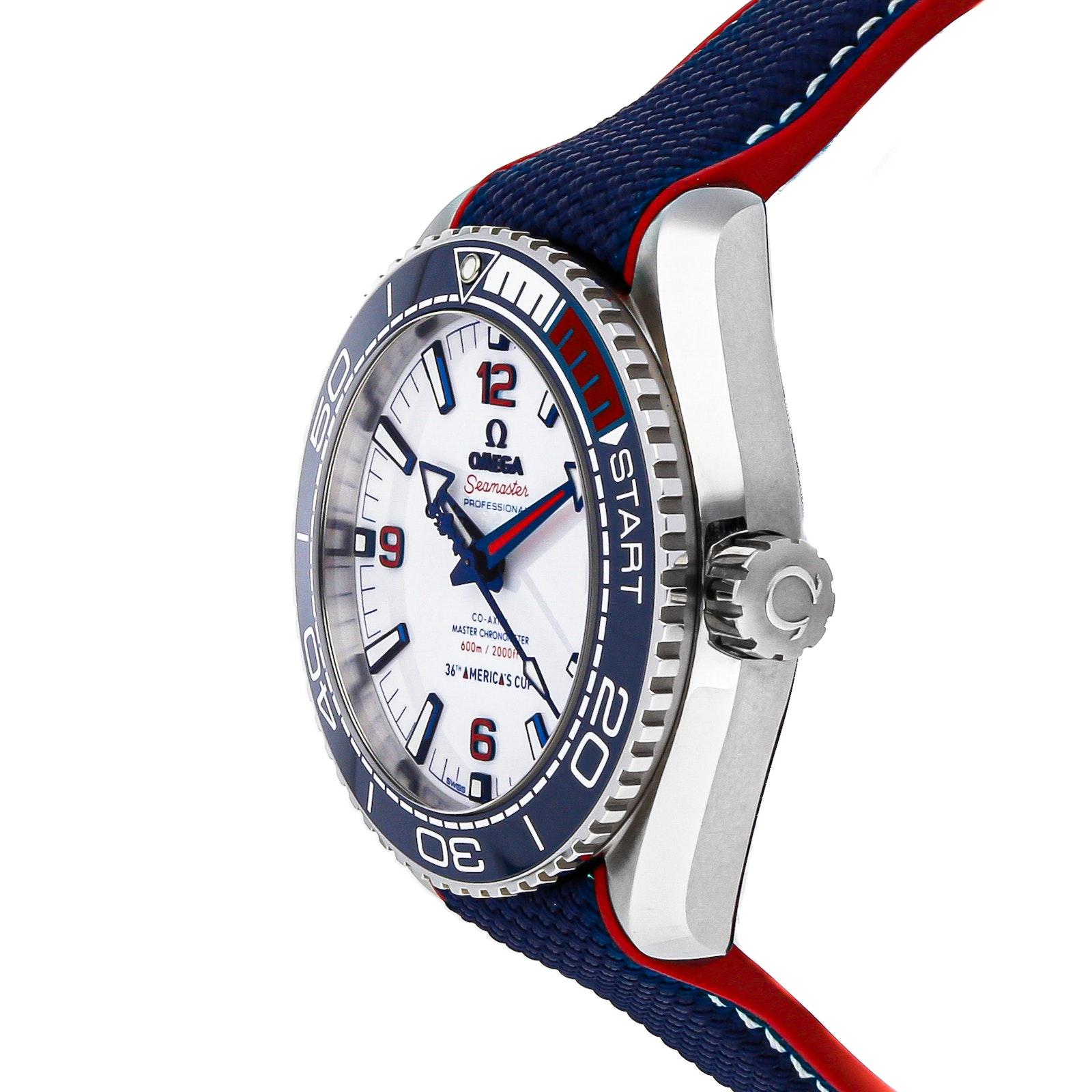 Pre-Owned Omega Seamaster Planet Ocean 600m Americas Cup Lim, Luxury ...