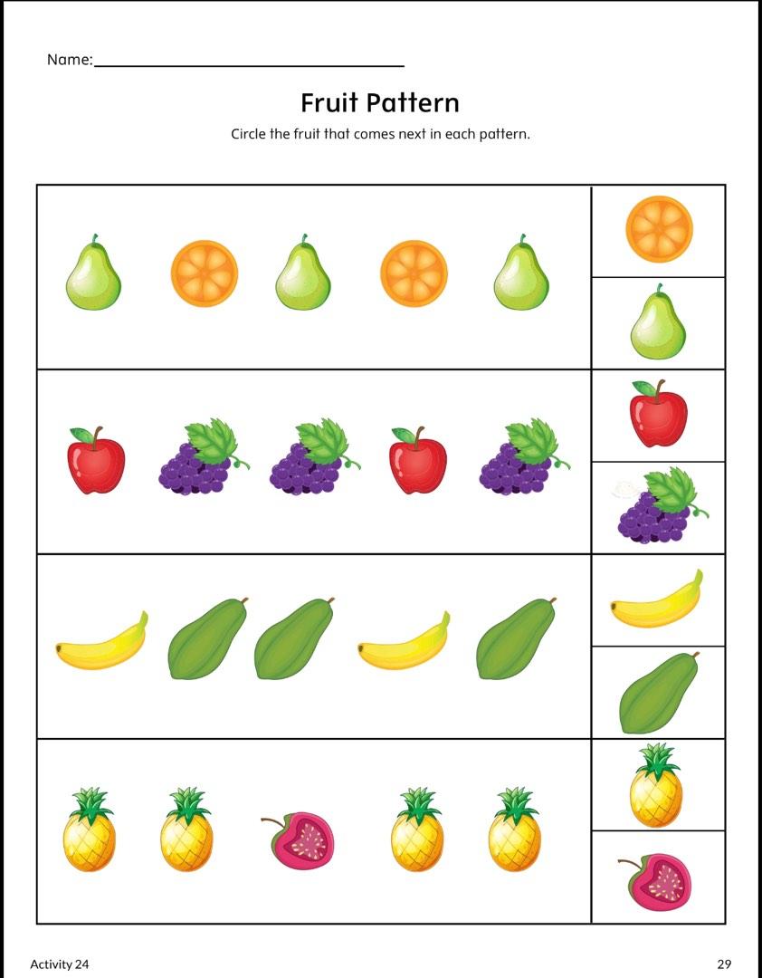 Preschool Maths Worksheet Number Learning for children preschoolers N ...