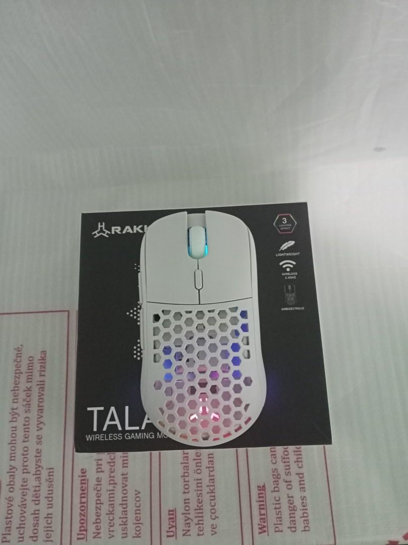 Rakk Talan Wireless Gaming Mouse (White/Black), Computers & Tech, Parts ...
