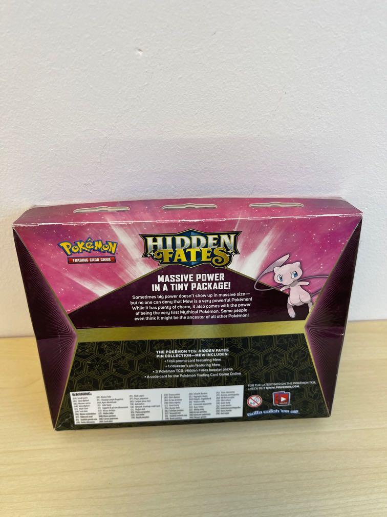 RARE (ALL ZARD PACKS) Hidden fates mew pin - 3 Charizard booster packs ...