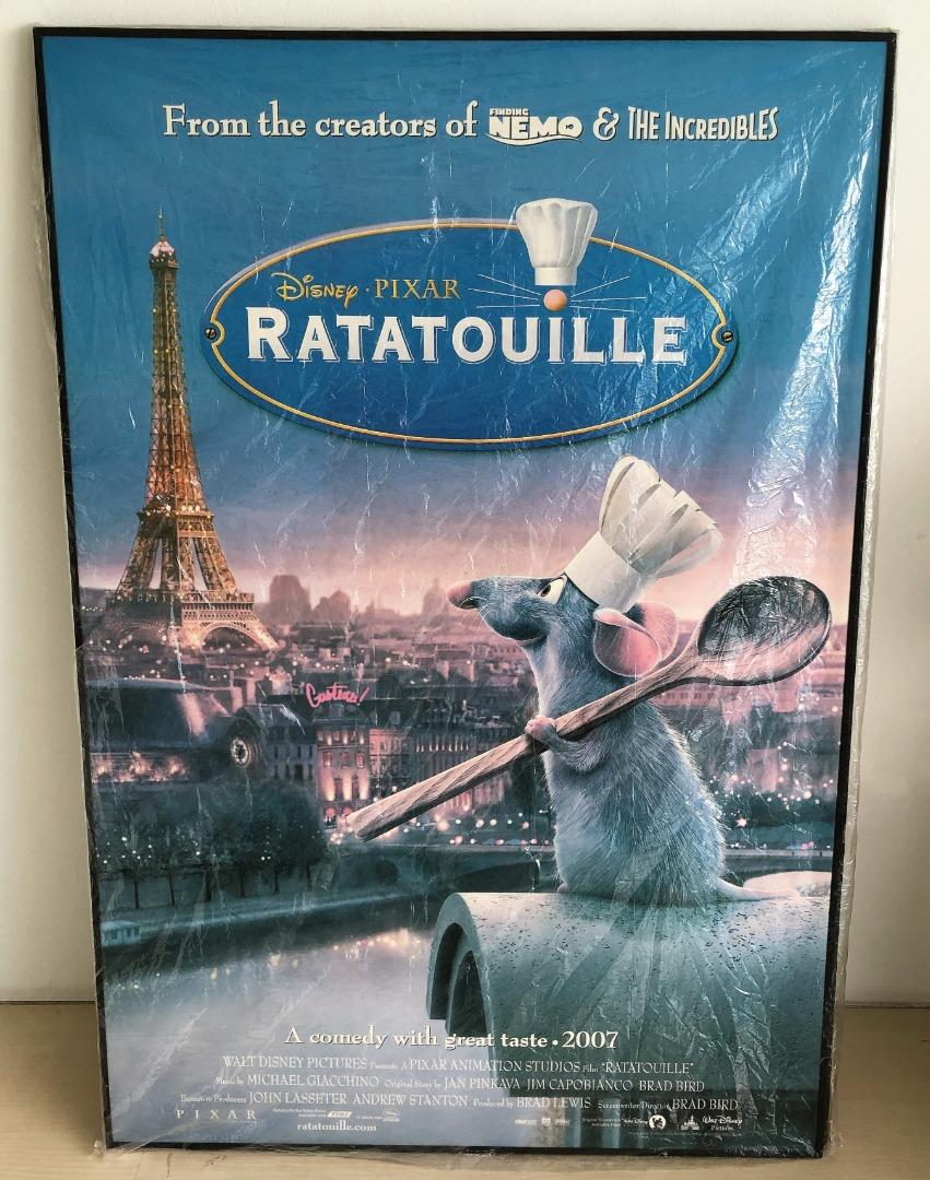 Ratatouille Movie Poster, Furniture & Home Living, Home Decor, Wall ...