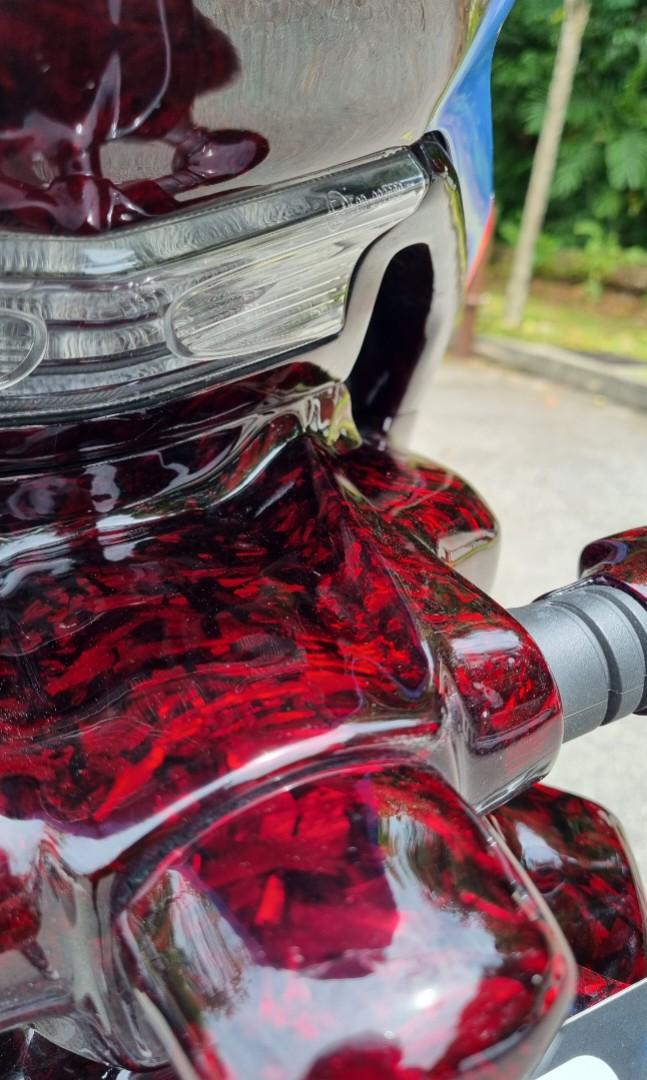 Red Candy Forged Carbon Fiber, Motorcycles, Motorcycle Accessories on ...