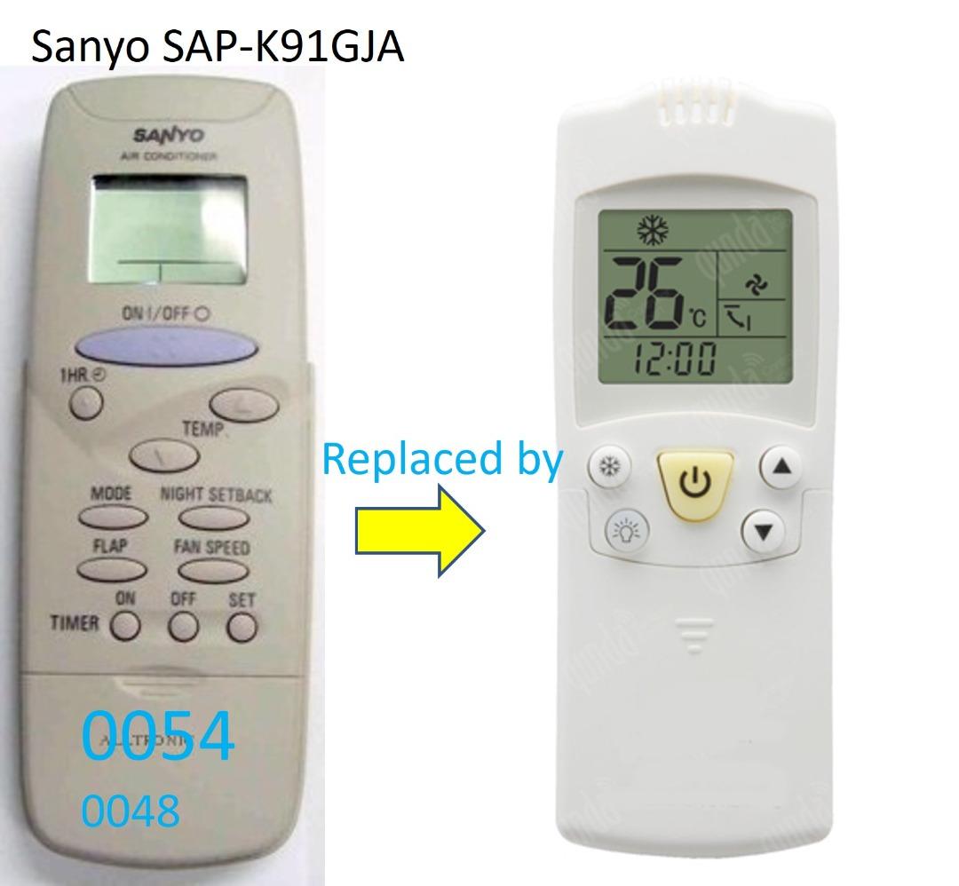 Remote Control for Sanyo Sanyo SAP-K91GJA , TV & Home Appliances, Other ...