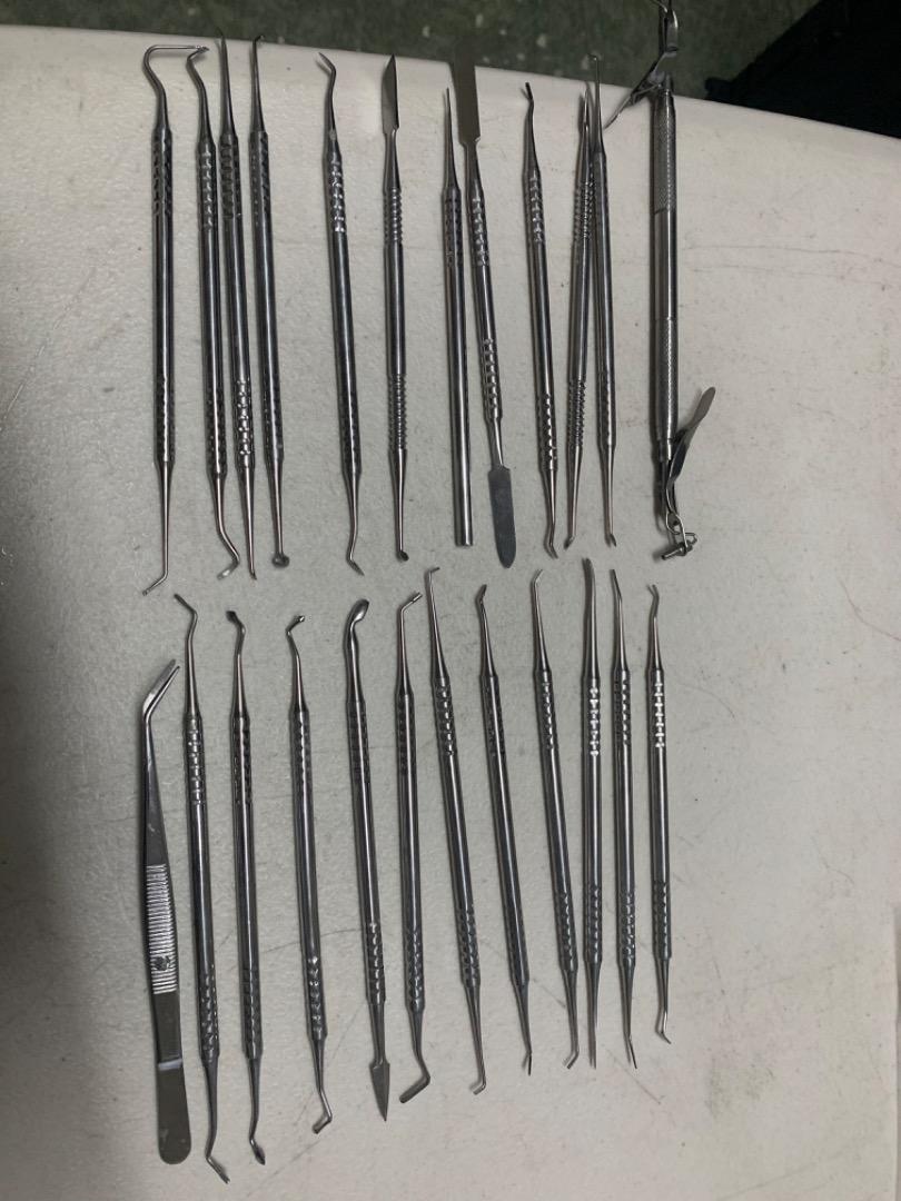 RESTO SET HAND INSTRUMENTS FELDON LIKE NEW (W/ FREE MOUTH MIRROR ...