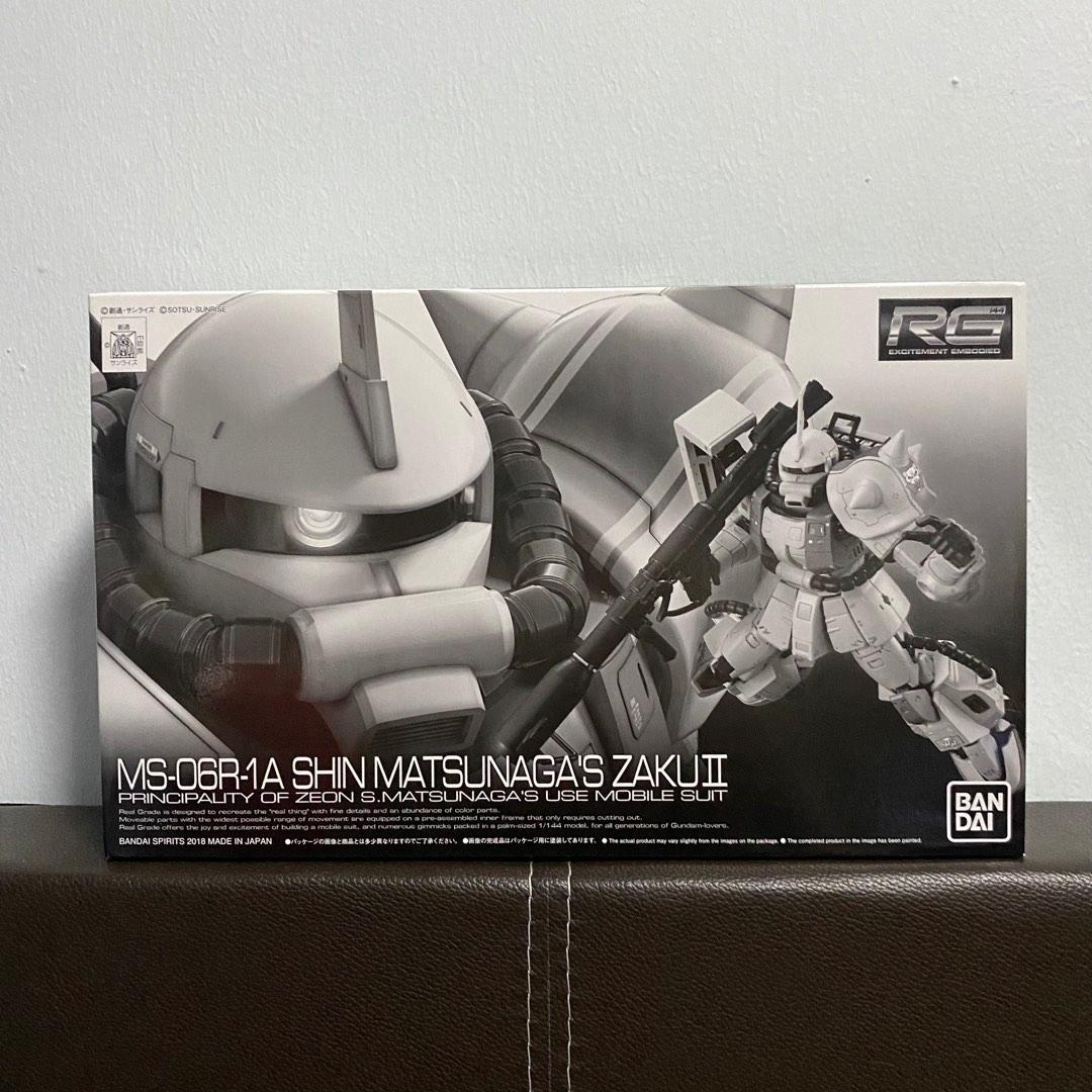 RG 1/144 MS-06R-1A SHIN MATSUNAGA’S ZAKU II, Hobbies & Toys, Toys & Games on Carousell