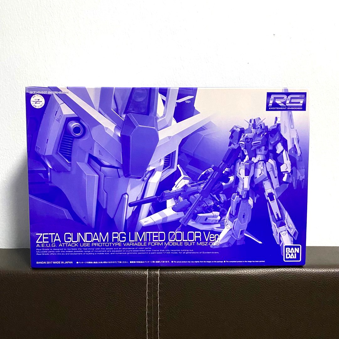 RG 1/144 ZETA GUNDAM RG LIMITED COLOR Ver., Hobbies & Toys, Toys ...