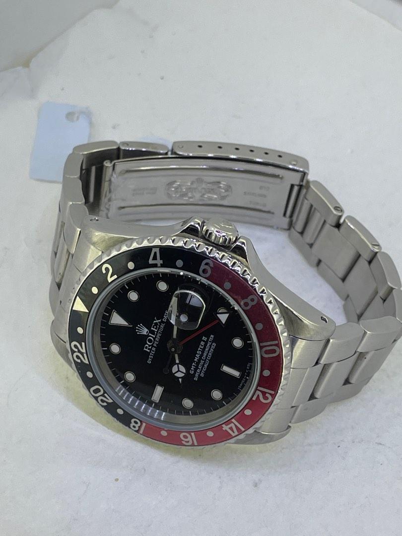 Rolex GMT Master 2 II 16710 Coke (Fade Red-Pink-Bezel) Rsc Chit only ...
