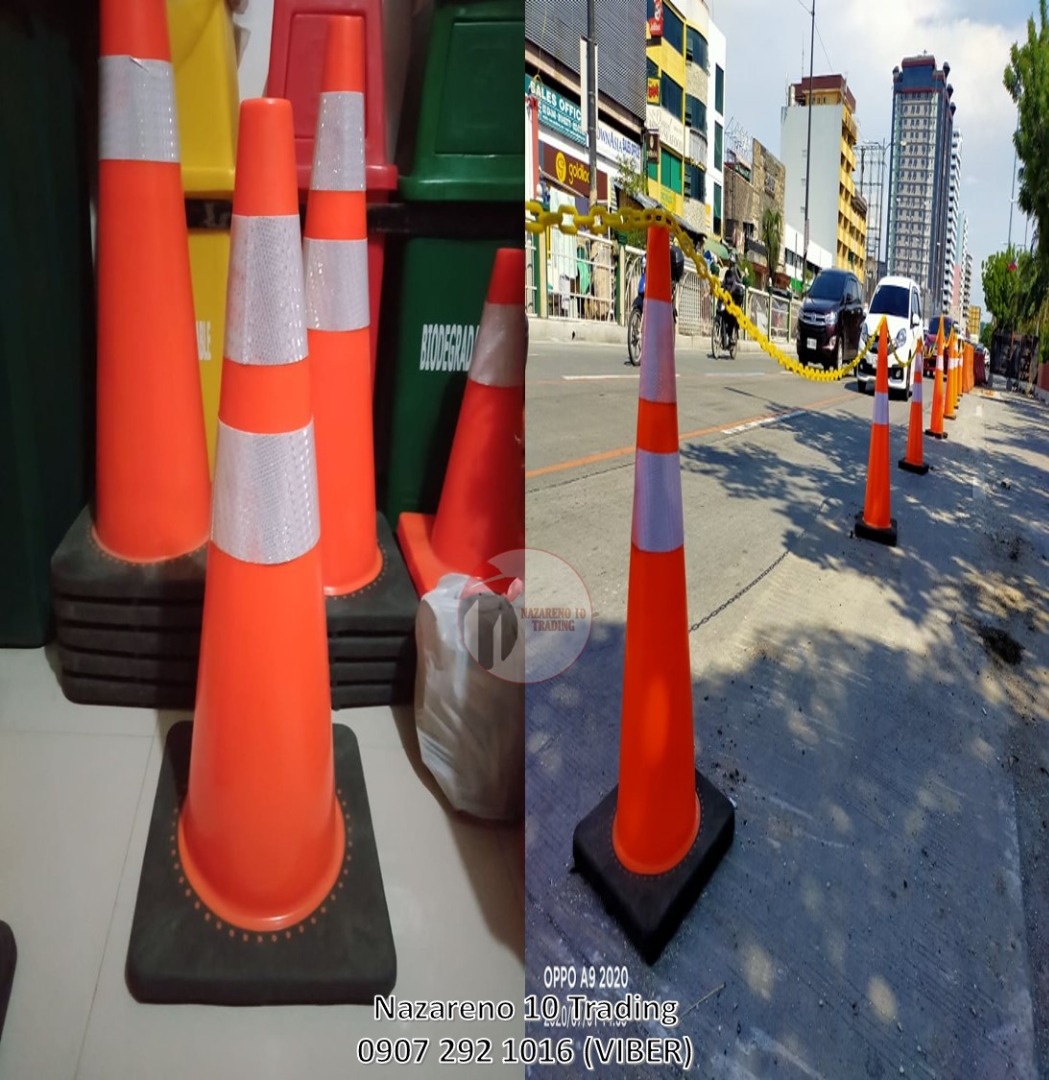 Rubberized traffic cone 28inches 61, Commercial & Industrial ...
