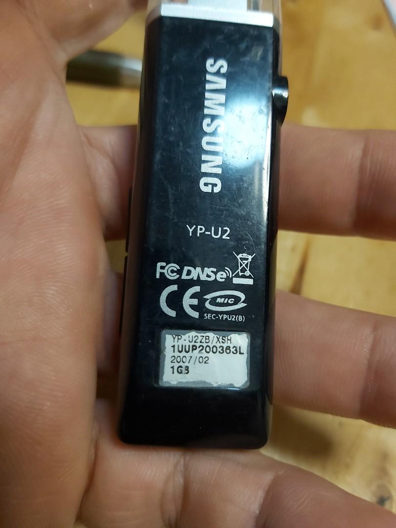 Samsung YP u2 mp3 1GB 正常, 音響器材, 可攜式音響設備 - Carousell