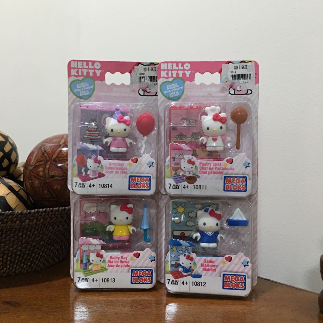 Sanrio Hello Kitty Mega Bloks Collectible Bundle, Hobbies & Toys, Toys ...