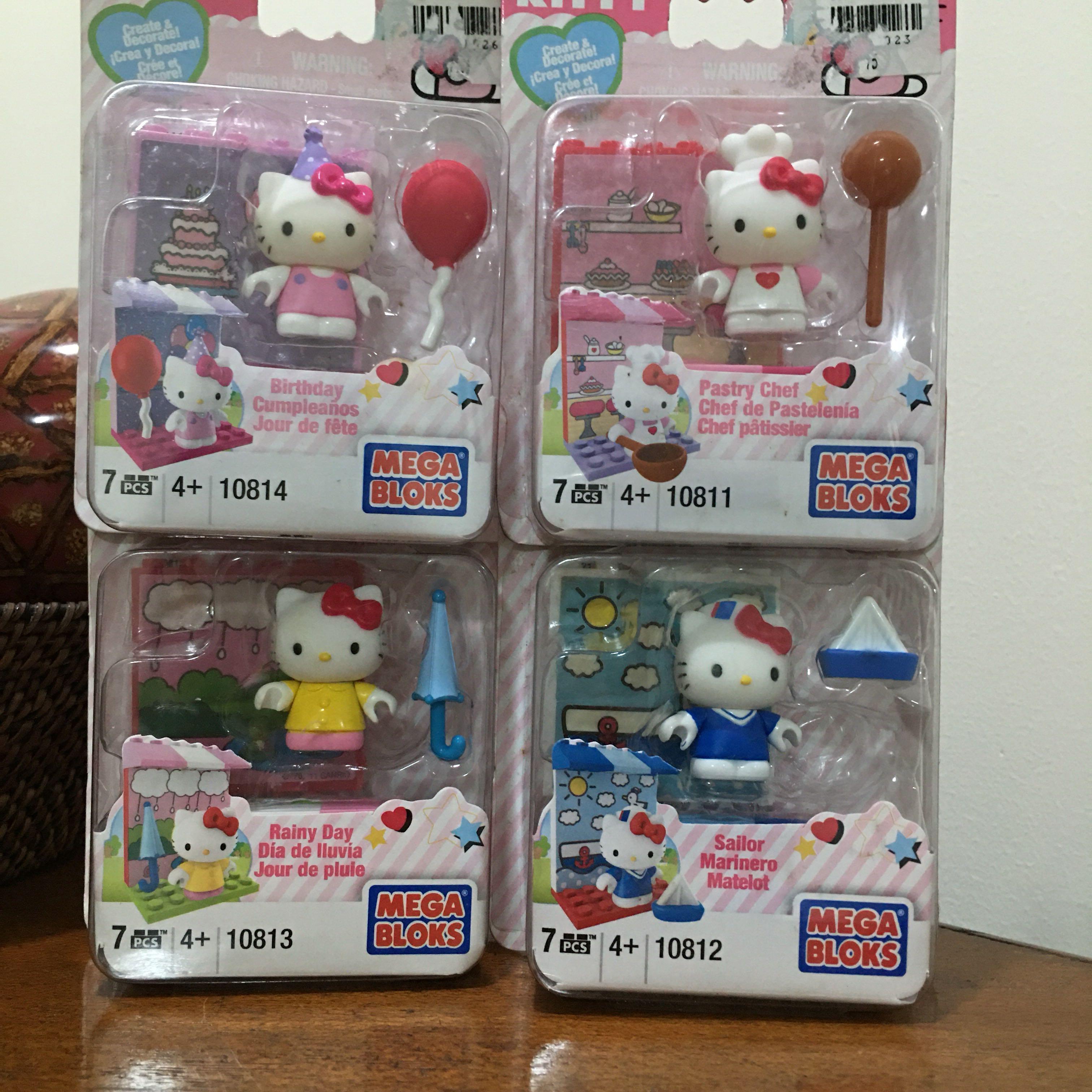 Sanrio Hello Kitty Mega Bloks Collectible Bundle, Hobbies & Toys, Toys ...