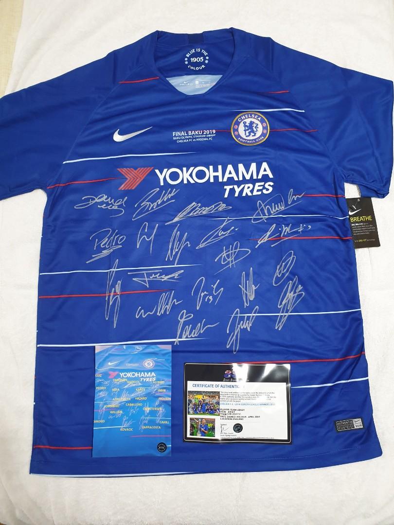 Scarce Rare Exclusive EUROPA Champion Winner 2019 CHELSEA Full Team ...