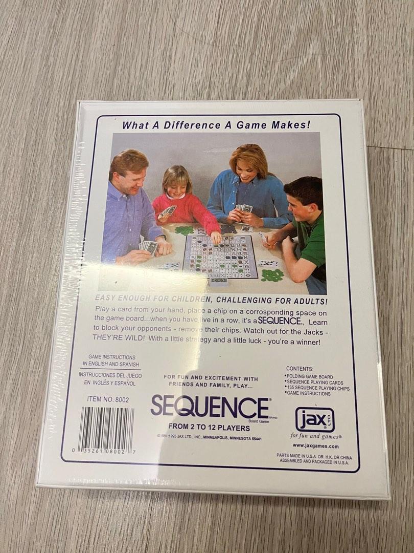 Sequence board game, Hobbies & Toys, Toys & Games on Carousell