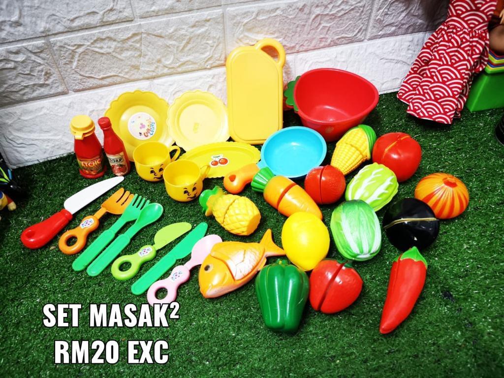 Set Masak-Masak, Hobbies & Toys, Toys & Games on Carousell